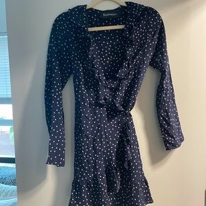 Realisation Par | Dresses | Realisation Alexandra Navy Star Wrap Dress ...